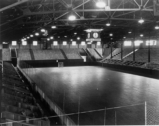 Interior of Queen's Park Arena - New Westminster Archives Results Page